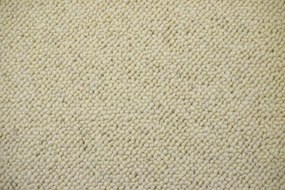 Kusový koberec Alfawool 86 - bílý (bordura)