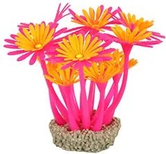 Zolux S.A.S. Akvarijní dekorace FLOWERS 3 růžová/oranžová Zolux