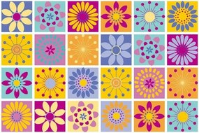 Fototapeta na zeď Colorful Flowers XL-354