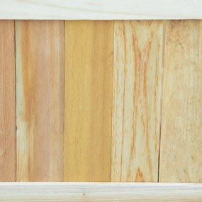 Outsunny skládací truhlík na vyvýšený záhon 70x30x25cm pro zahradu terasu balkon z jedlového dřeva příroda | Aosom.de