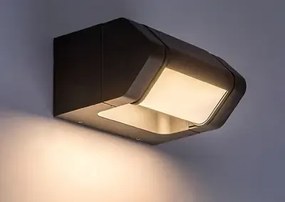 Rabalux 77103 Medna antracitová / Venkovní nástěnné LED svítidlo / 8W