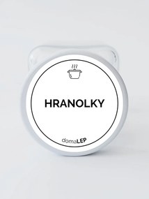 Samolepka na kořenky HRANOLKY bílá 5 cm tučné písmo