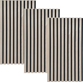 Home Deluxe Akustický panel »Sonic« (3 x 80 x 40 cm, světlý dub)