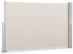 Boční markýza Blumfeldt Bari 320, boční roleta, 300 x 200 cm, hliník / krémově písková