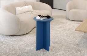 Modrý vysoký odkládací stolek MOJO MINIMAL 39,5 cm