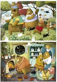 EDUCA Puzzle Lesní příběhy / 2x20 dílků / od 3 let