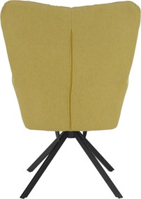 Designové otočné křeslo, pistáciová / černá, KOMODO