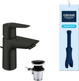 Grohe Start Edge - Umyvadlová baterie s výpustí, matná černá 233422431