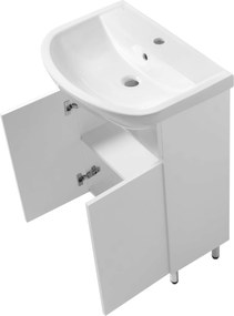 Lavedo Aqua-Easy 50 White – koupelnová skříňka s keramickým umyvadlem