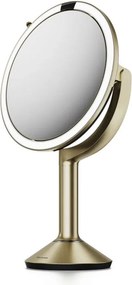 Kosmetické zrcadlo s osvětlením/zvětšovací (zvětšení 5x/zvětšení 10x) ø 20 cm Trio – simplehuman