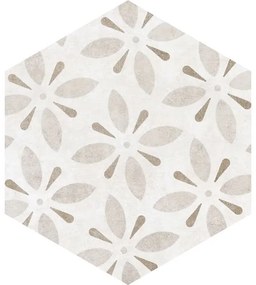 EBS Alpha dlažba 25,8x29 hexagon mix beige 1 m2