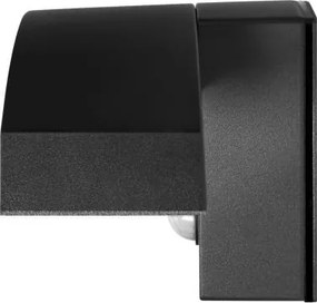 LED Zahradní lampa s PIR Adviti PILEA AD-OP-6572BLPMR4 700lm, IP54, 4000K, černá