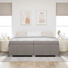 Rám postele Taupe 200 x 200 cm textil 3398311