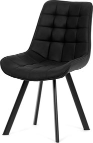 Vikio Jídelní set pro 8 osob 180x90 cm dub noha U černá židle VJS158-8C-S