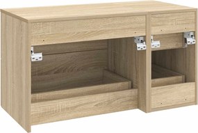 Sada koupelnového nábytku 2 ks Dub sonoma Kompozitní dřevo 3404018
