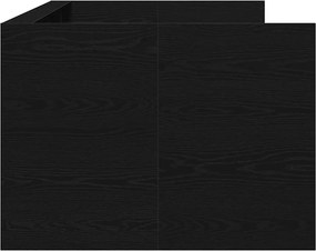 Daybed se zásuvkou Černý dub 75 x 190 cm Kompozitní dřevo 3334007