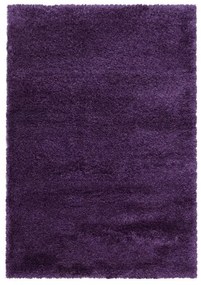 Vopi | Kusový koberec Fluffy shaggy 3500 lila - Kruh průměr 120 cm