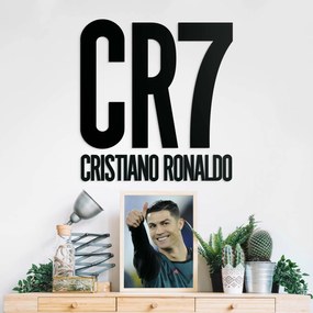 DUBLEZ | Dřevěný obraz loga - CR7 Cristiano Ronaldo