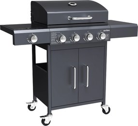 Plynový gril BestBerg BBBQ-28SB / 5 hořáků / 14,4 kW / černá