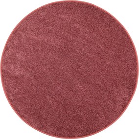 Vopi, Kusový koberec Capri terra kruh, 67x67 (průměr) kruh, oranžová, chodba / předsíň