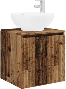 Sada koupelnových skříněk 3 ks Staré dřevo 49,5 x 44,5 x 65 cm 3405705
