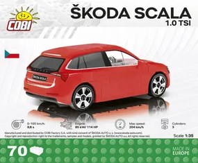 COBI 24582 Škoda Scala 1.0 TSI / 70 dílů / 1:35 / od 5 let