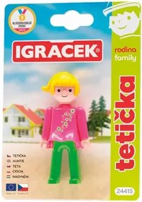 EFKO Igráček Tetička / Figurka / Rodina / Kloubová / Na kartě