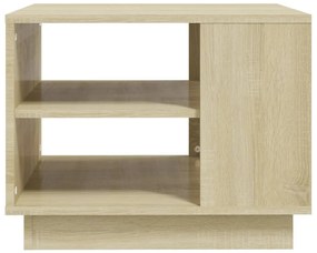 Konferenční stolek dub sonoma 55 x 55 x 43 cm dřevotříska - Default Title