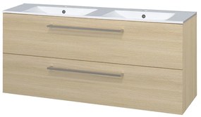 Mereo Mereo, Bino, koupelnová skříňka s keramickým umyvadlem 121 cm, CN633