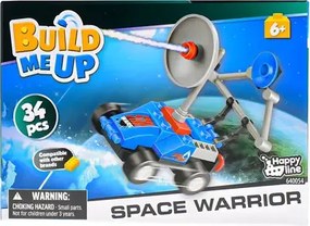 BUILDMEUP Stavebnice Space Warrior / 30-35 dílků / 4 varianty proveden