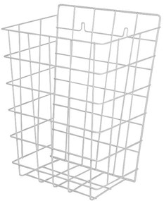 Sanela - Drátěný koš, 15 l, bílá SLZN 40