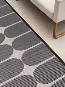 NORTHRUGS, Běhoun Duet Bowen 106244 Black/White - na ven i na doma, 80x250, černobílá, chodba / předsíň