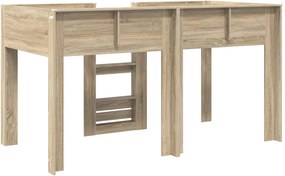 Patrová postel pro děti Sonoma dub 90 x 190 cm Kompozitní dřevo 3410477