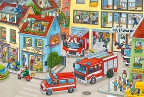 SCHMIDT Puzzle Hasiči / 3x24 dílků / od 3 let / 26,3 x 17,8 cm
