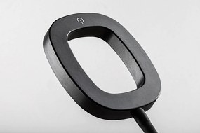 Rabalux Černá stojací LED lampa Rader 11W stmívatelná 74004