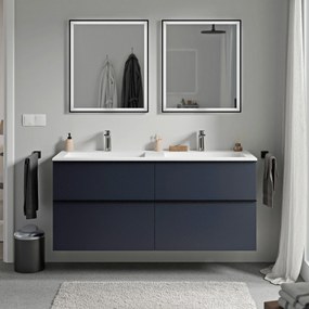 Koupelnová skříňka LAVOA 120 cm s umyvadlem z minerálního odlitku BRUXELLES