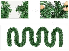 Verk 26095 Vánoční girlanda s LED osvětlením, 50 LED, 3 m