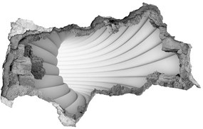 Wallmuralia Díra 3D fototapeta nástěnná Abstrakce tunel 95x73 cm
