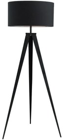 OnaDnes -20% Moebel Living Černá kovová stojací lampa Trok 142 cm