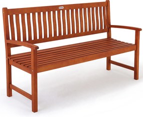 Zahradní lavice Maxima z eukalyptového dřeva certifikace FSC® 152x55x92cm