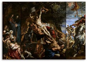 Gario Obraz na plátně Vynášení kříže - Peter Paul Rubens, reprodukce Rozměry: 60 x 40 cm