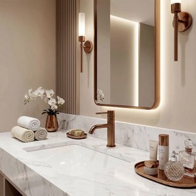 Rea Lungo Diamond, umyvadlová baterie h-190, měděná matná, REA-B9844