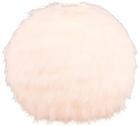 Krémová stolní lampa (výška 24 cm) Furry – Trio