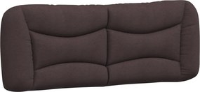 Postel s matrací Hvar tmavě hnědá 120 x 200 cm textil 3208523