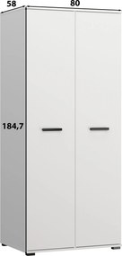 ADRK Furniture Frazio Skříň ADRK-SW-FRA-90-K