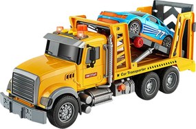 LEAN Toys Odtahovka – silniční pomoc, auto 2 v 1, nastavitelná, světla, zvuky