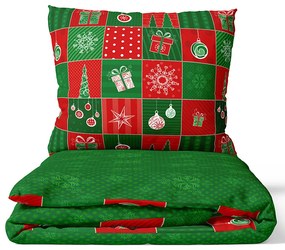 Bavlněné povlečení Vánoční Patchwork