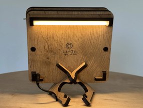 Li-Go "Retrívr" lampa 19x19 cm provedení povrchu: dub