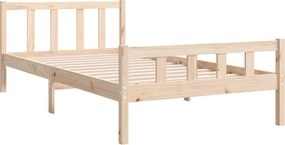 vidaXL Rám postele masivní dřevo 100 x 200 cm [810669] Barva: Černá