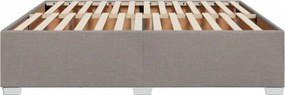 Rám postele bez matrace taupe 180 x 200 cm textil 3284496